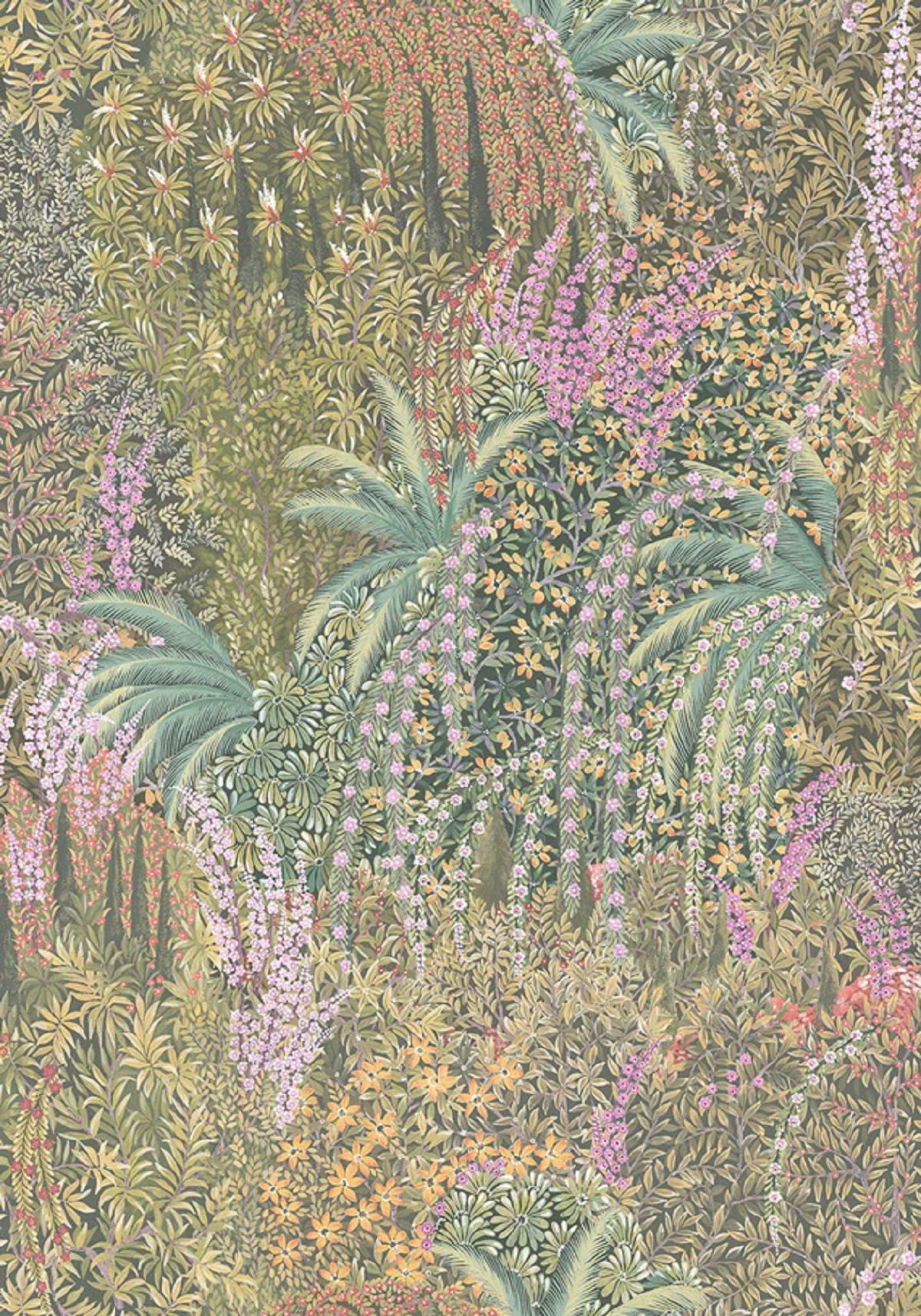 Английские обои Cascade Soft Olive & Sage Cole&Son 120/5015 коллекция ...