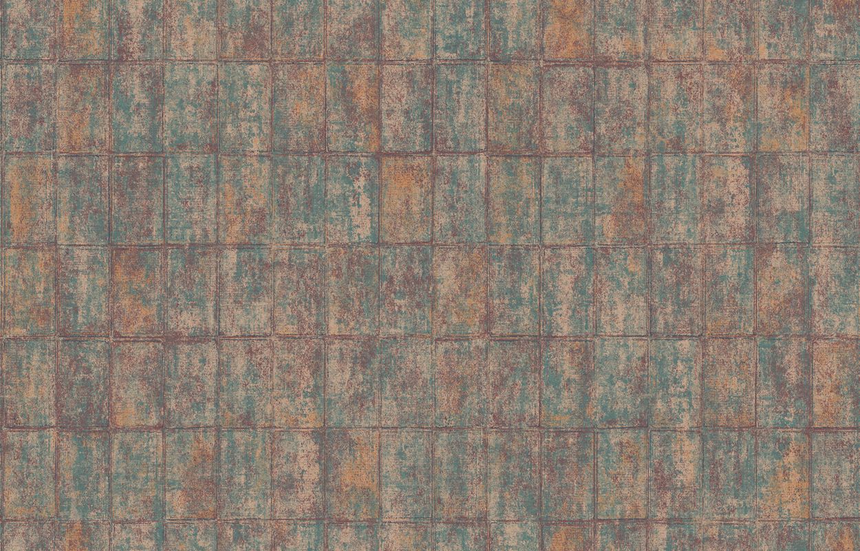 Флизелиновые обои Tiles Patinated copper артикул - STC1 022 для спальни ...